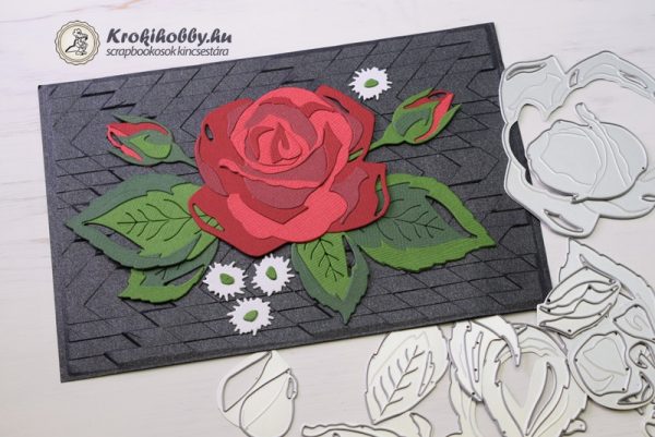 Sizzix Thinlits – Layered Rose - krokihobby.hu