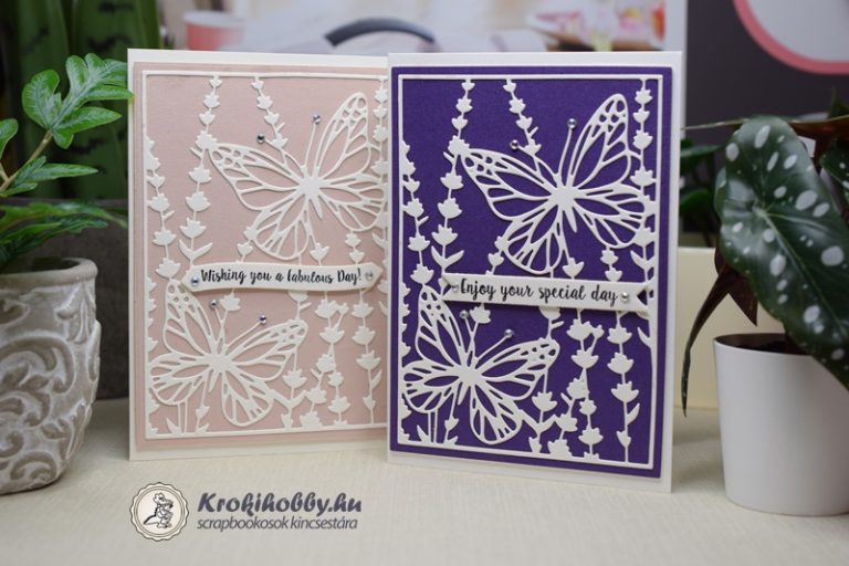 Sizzix Thinlits vágósablon - Botanical Card Front - krokihobby.hu