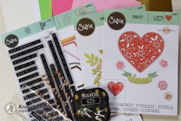 Sizzix Thinlits – Doily Heart - krokihobby.hu