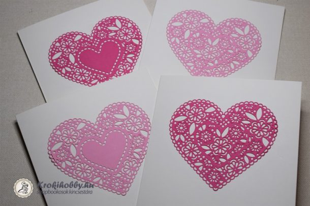 Sizzix Thinlits – Doily Heart - krokihobby.hu