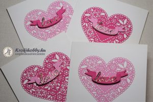 Sizzix Thinlits – Doily Heart - krokihobby.hu