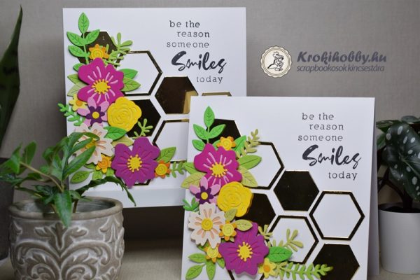 Sizzix Thinlits – Floral Cluster - krokihobby.hu