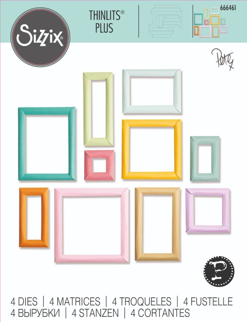 Sizzix Thinlits Plus vágósablon - Dimensional Multi-Frames - krokihobby.hu